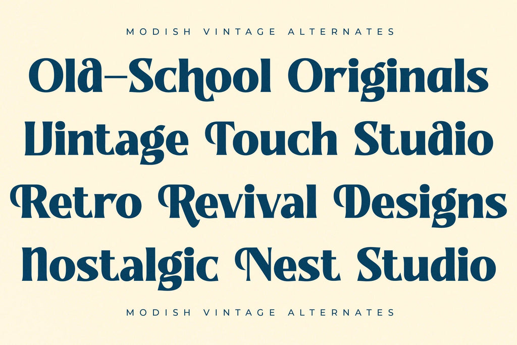 Readom Builder - Vintage Display Serif - So Fontsy