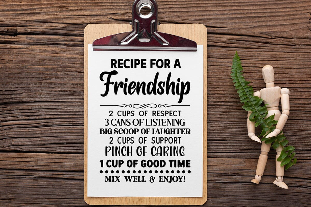 recipe for a friendship - So Fontsy