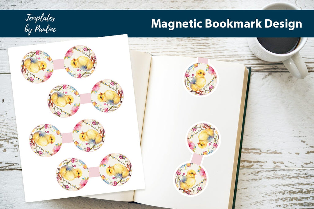 Easter Printable Magnetic Bookmark Bundle - So Fontsy