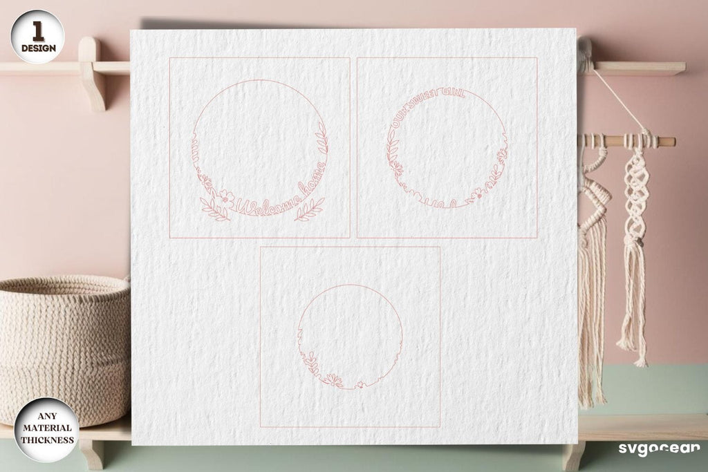 Shadow Box Frames Laser Cut Bundle - So Fontsy