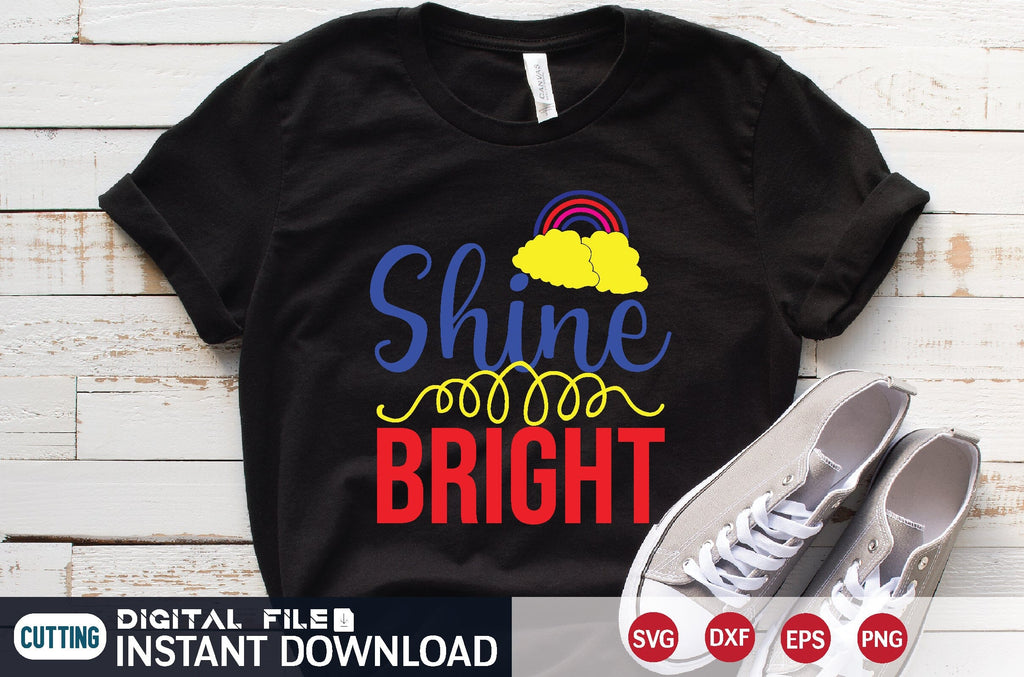 Shine Bright Svg - So Fontsy