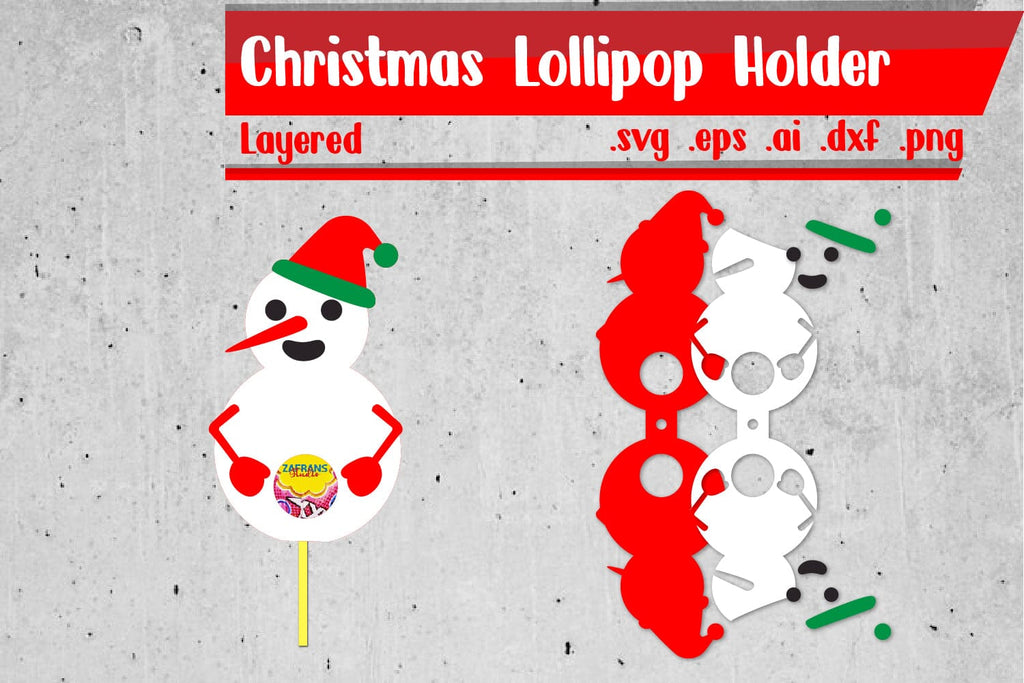 Snowman Lollipop Holders | Christmas Lollipop Holders - So Fontsy