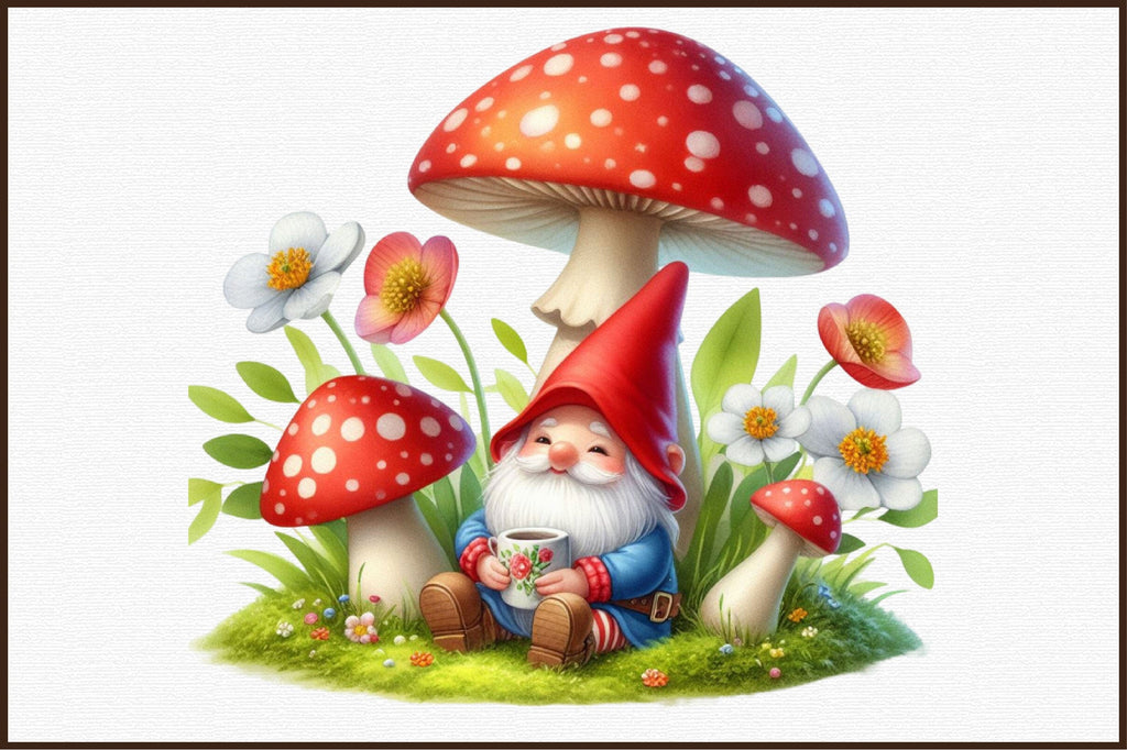 Spring Garden Gnomes Clipart - Gnome Png - So Fontsy