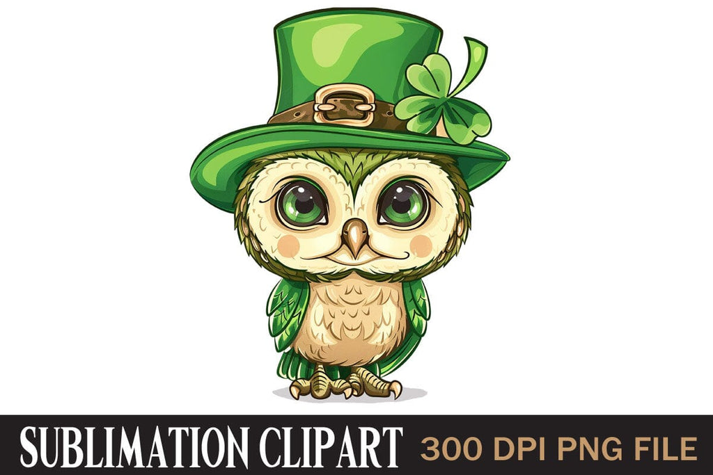 St Patrick's Owl,Illustrator Clipart,Quotes and Sayings,Food & Drink,On ...