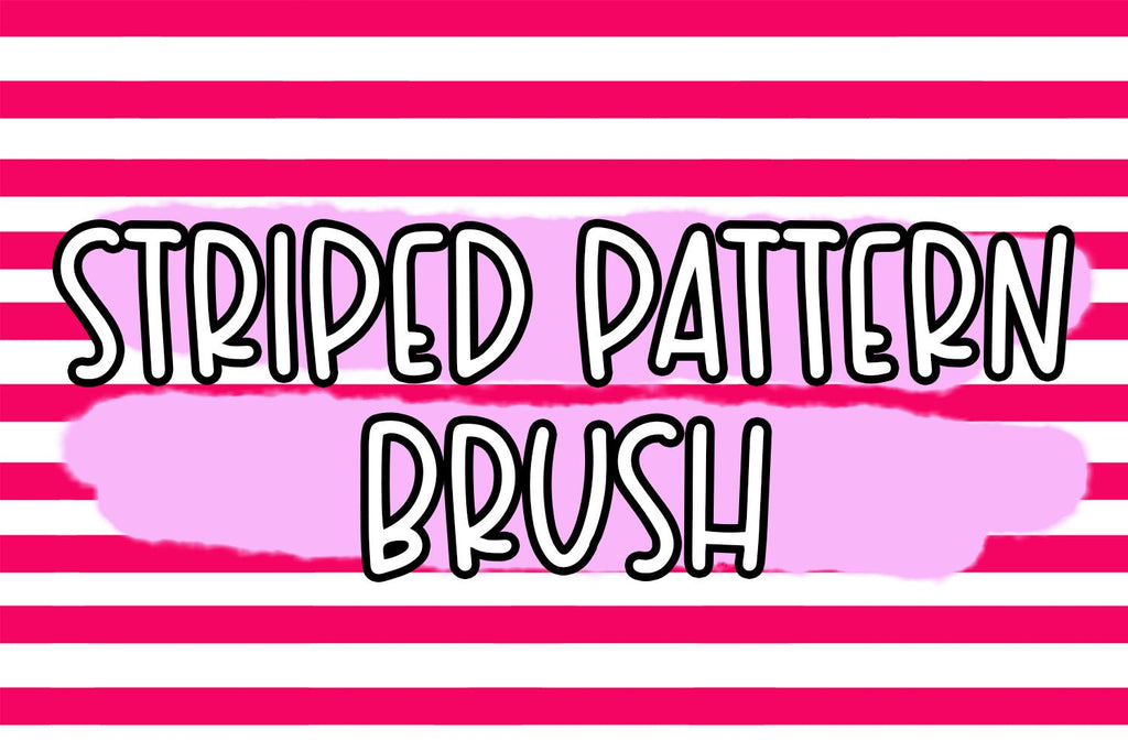 Striped Pattern Brush| Procreate Brushes - So Fontsy