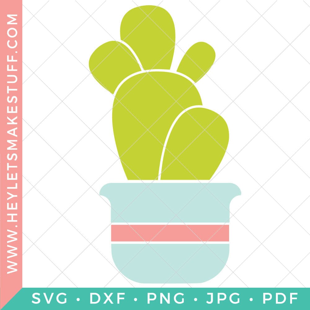 Succulent SVG #4 (Cactus) - So Fontsy