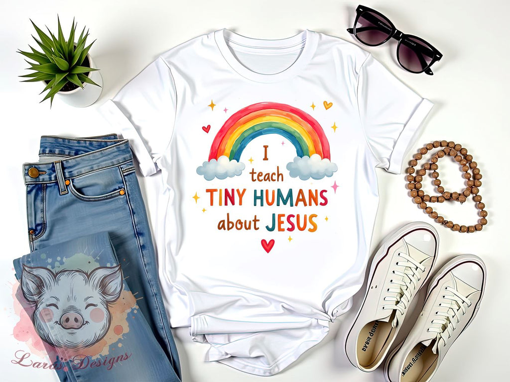 Teacher Life PNG, Rainbow Teacher Design, Preschool Teacher PNG ...