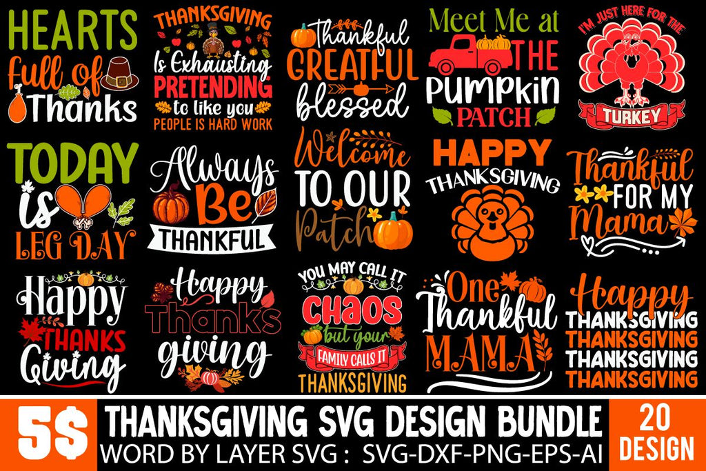 Thanksgiving SVG Cut File,Thanks Giving SUblimation PNG,Thanksgiving ...