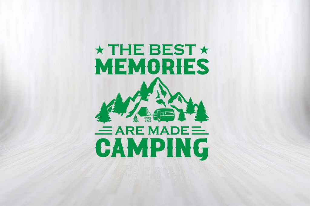 THE BEST MEMORIES ARE MADE CAMPING SVG PNG Craft Cut File - So Fontsy