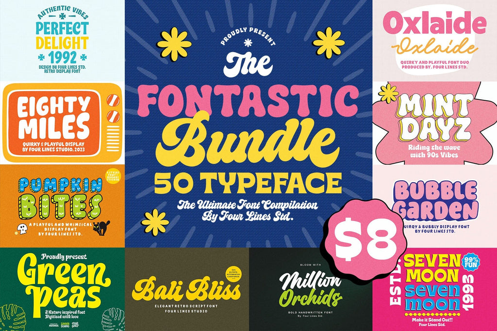 The Fontastic Bundle – Your Ultimate Font Compilation! - So Fontsy