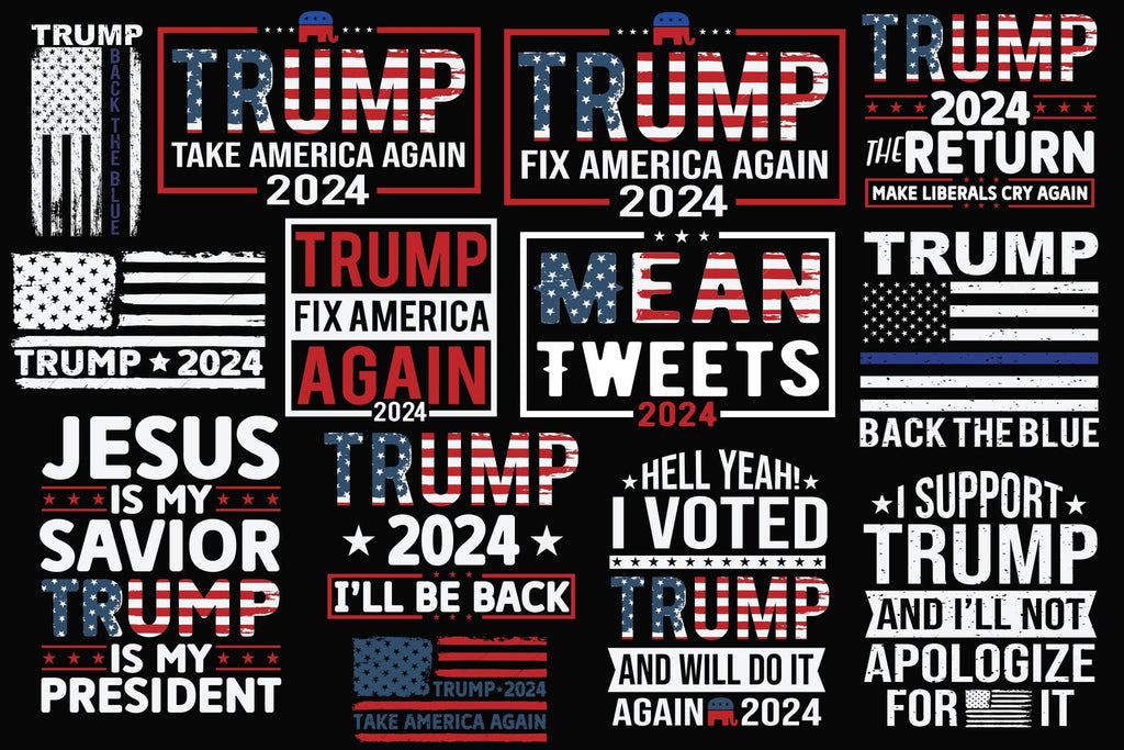 Trump 2024 svg bundle, Trump Quote bundle, Trump President,I voted ...