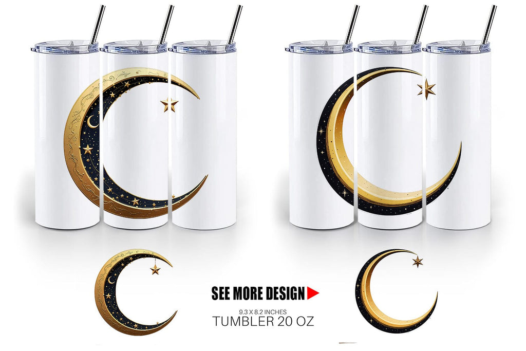 Tumbler Celestial Moon - So Fontsy