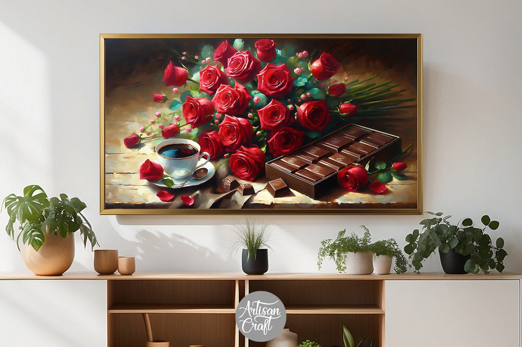 Valentine's Day Frame Tv Art | So Fontsy
