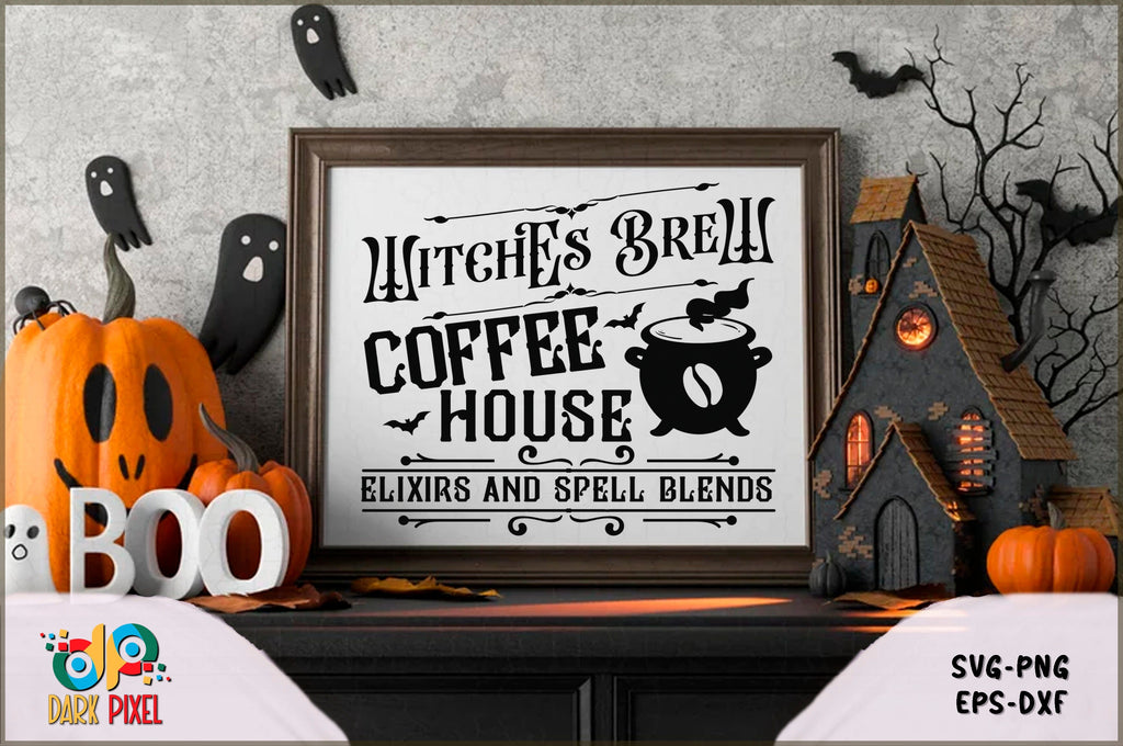 Vintage Halloween Sign Bundle - So Fontsy