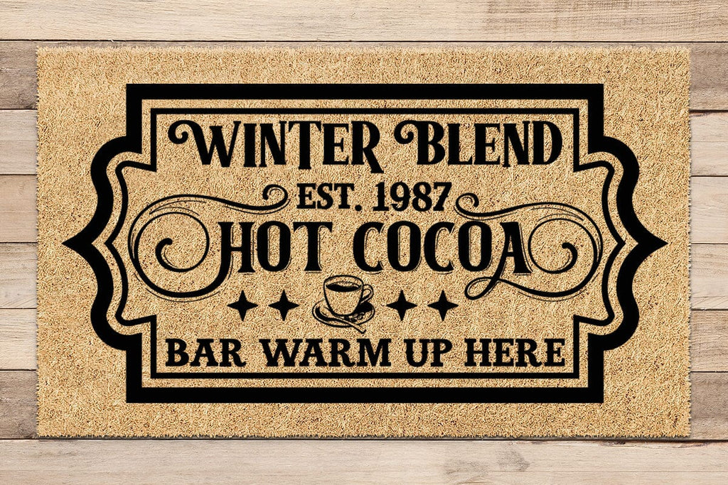 Winter Blend est 1987 hot cocoa bar warm up here - So Fontsy