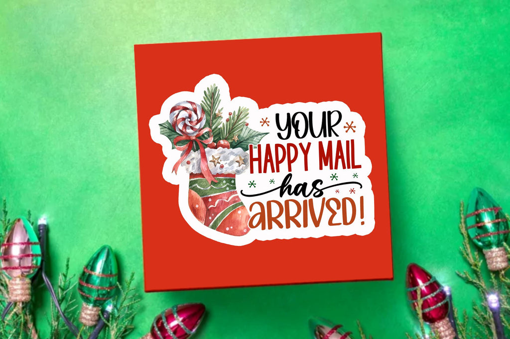 Your happy mail Sticker Design - So Fontsy