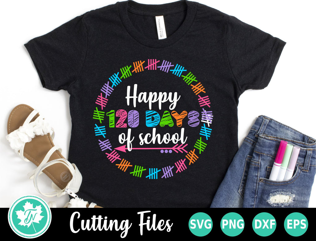 120 Days of School SVG | Happy 120 Days of School - So Fontsy