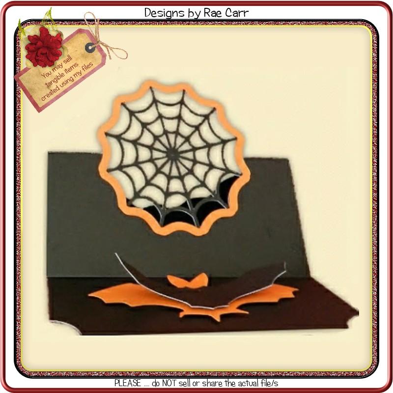 613 Halloween Easel Greeting Card - So Fontsy