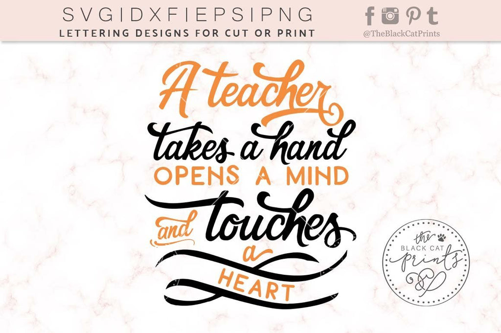 A teacher takes a hand cut file - So Fontsy
