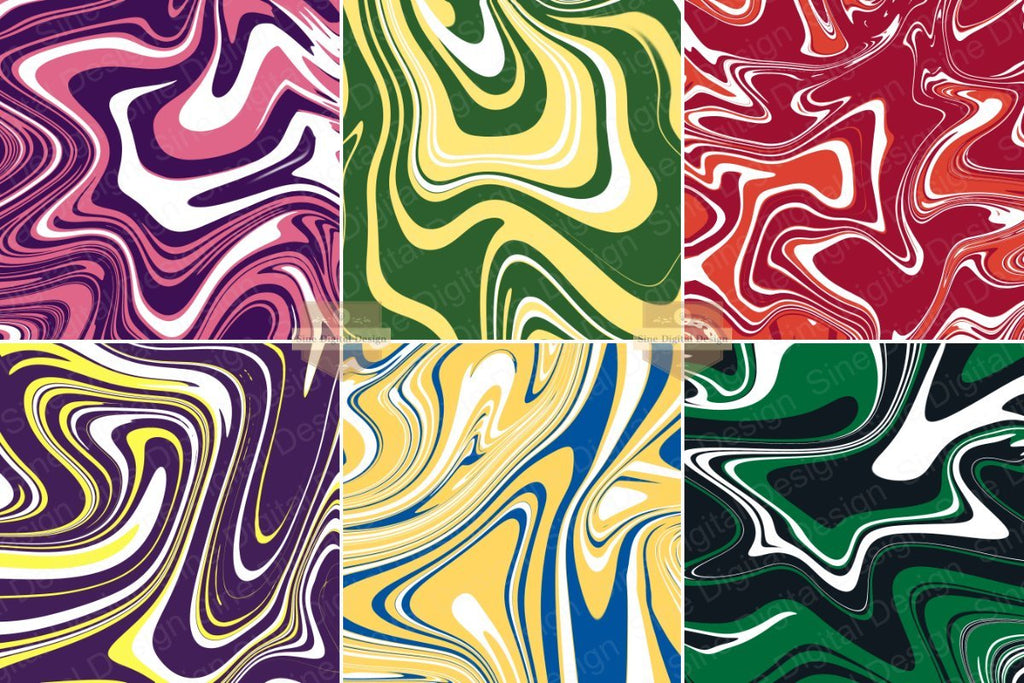 Abstract Colorful Marble Digital Paper Backgrounds - So Fontsy