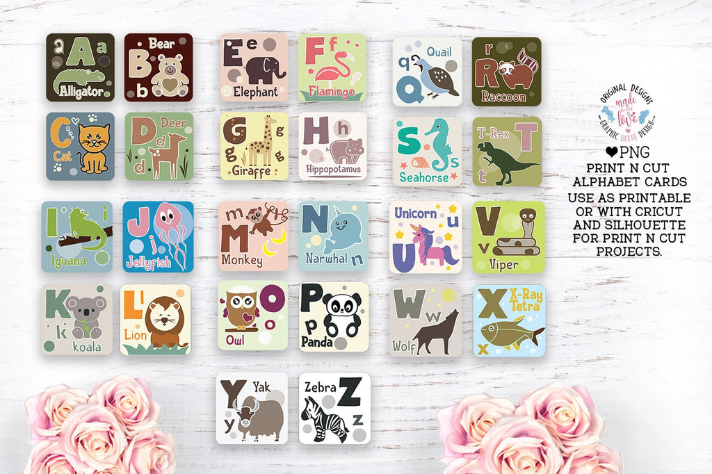 Alphabet Cards - So Fontsy