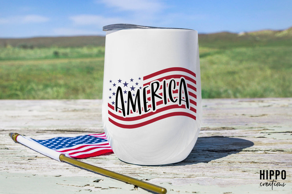 American Flag SVG | 4th of July SVG - So Fontsy