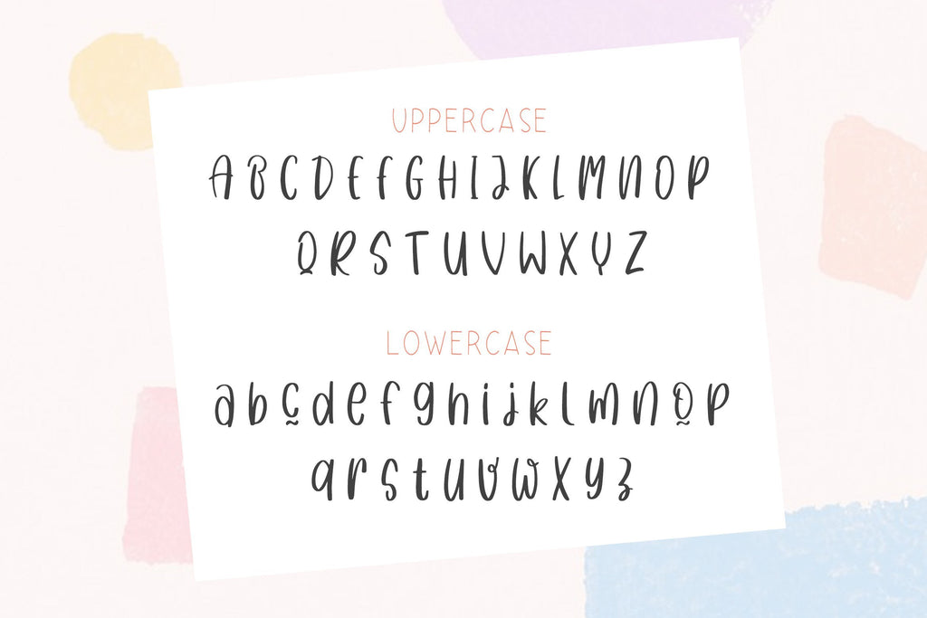 Amoeba Cute Handwritten Font - So Fontsy