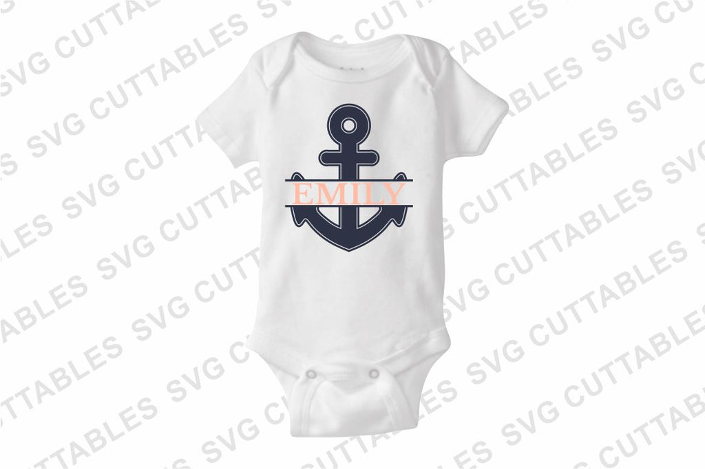 Anchor Monogram Frames - So Fontsy