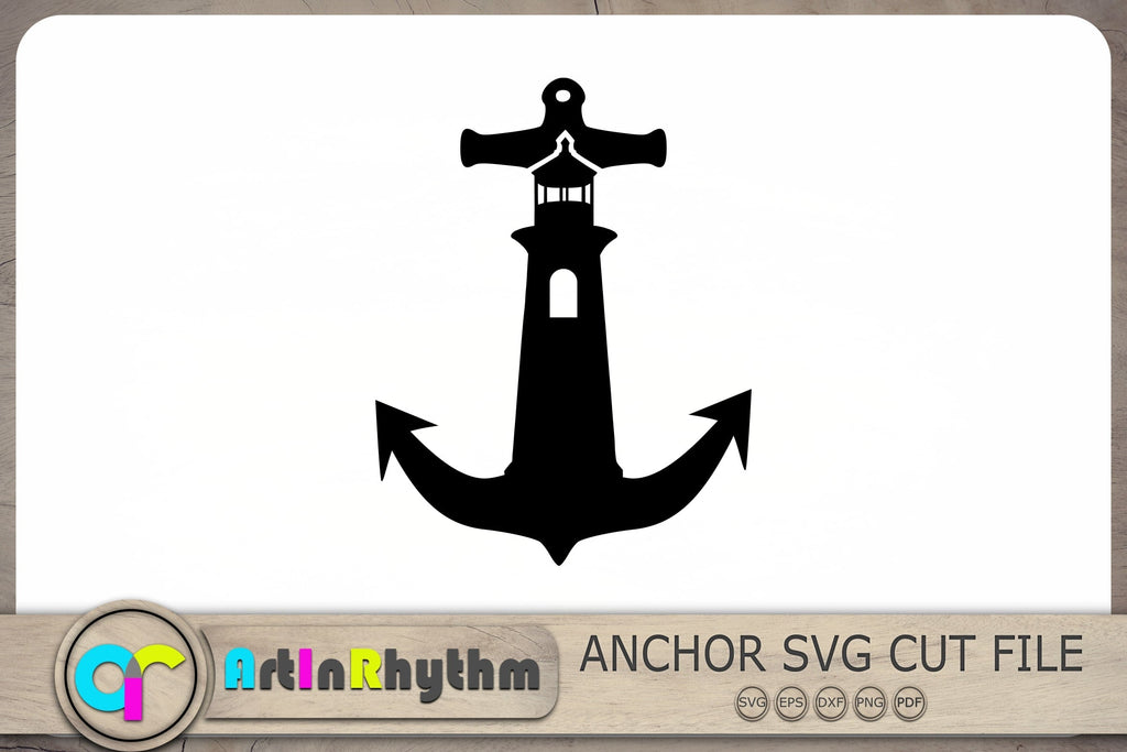 Anchor SVG, Lighthouse SVG, Nautical SVG - So Fontsy