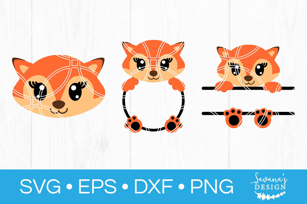 Animal Face Cut File Bundle - So Fontsy