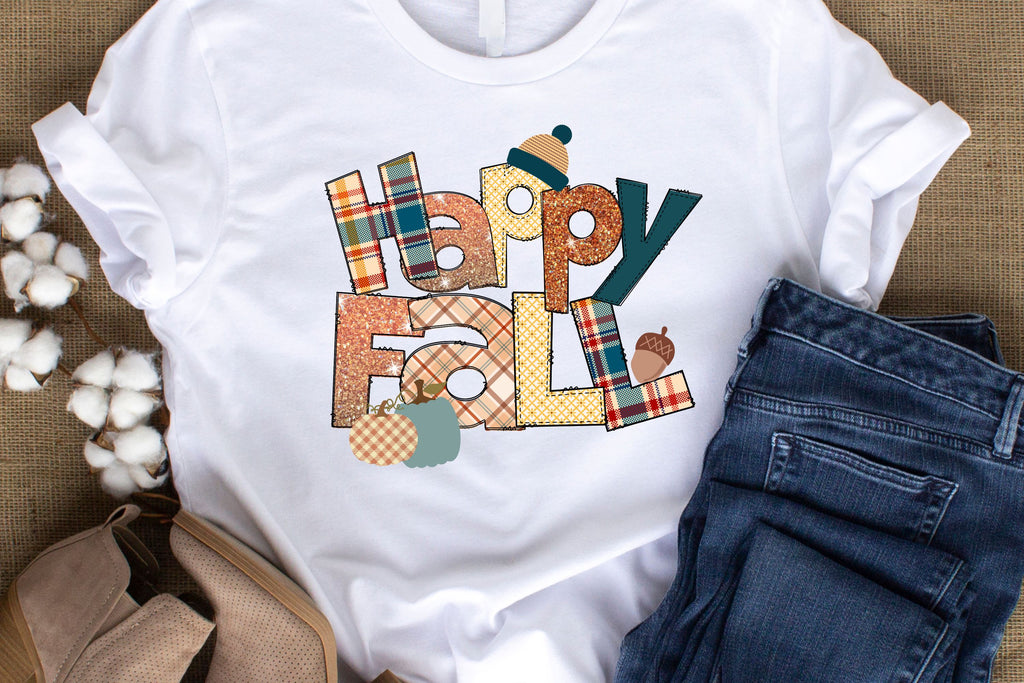 Autumn Doodle Letters PNG, Fall Alpha Bundle - So Fontsy