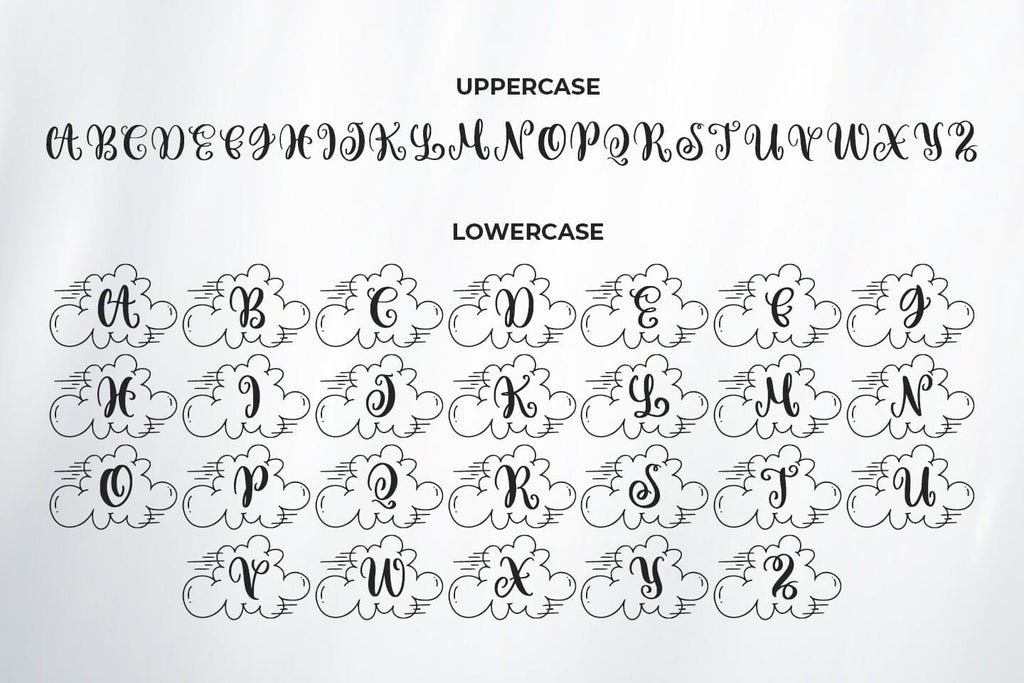 Awan - Monogram - So Fontsy