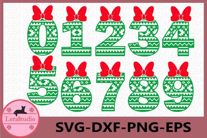 Aztec Numbers SVG - So Fontsy
