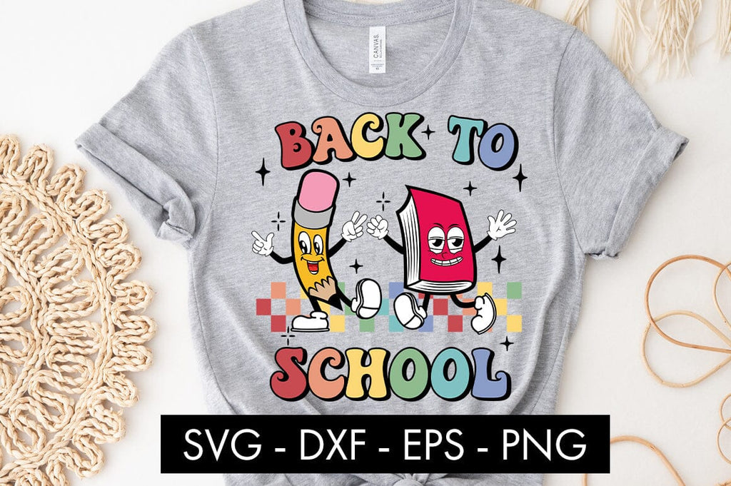 Back To School SVG Cut File PNG Sublimation - So Fontsy