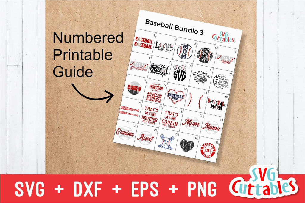 Baseball Bundle 3 - So Fontsy