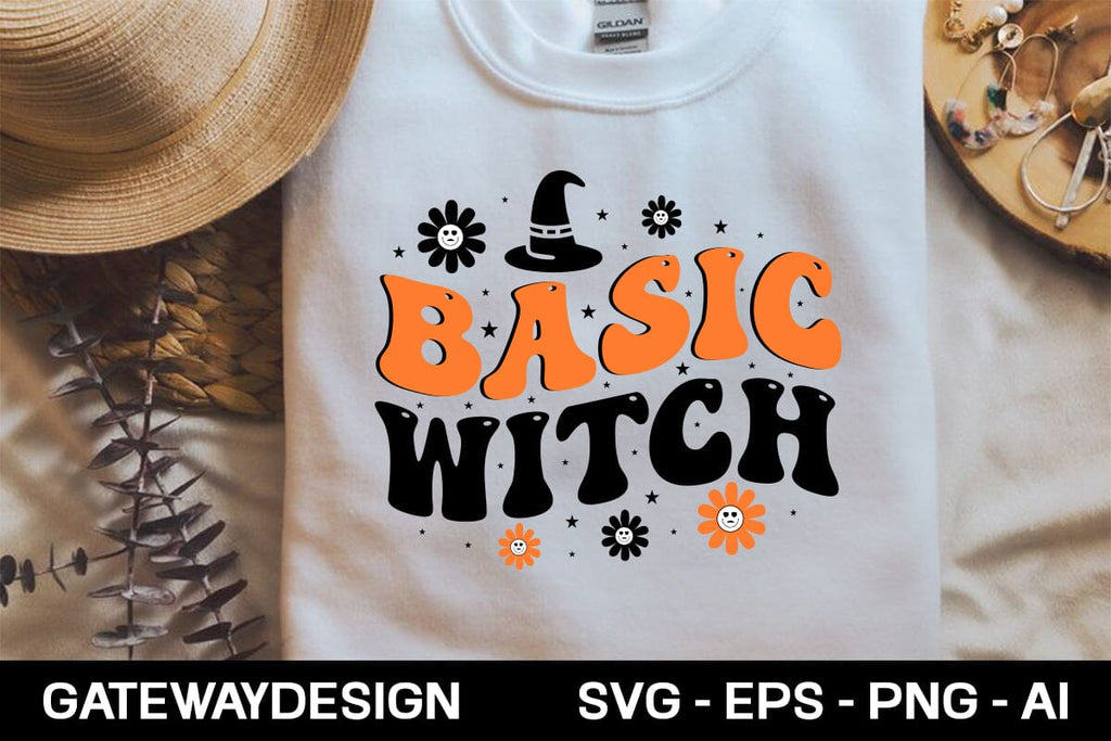 Basic Witch Svg Design - So Fontsy
