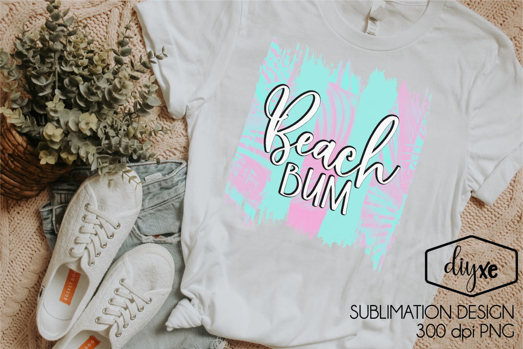 Beach Bum | Summer Sublimation Design - So Fontsy