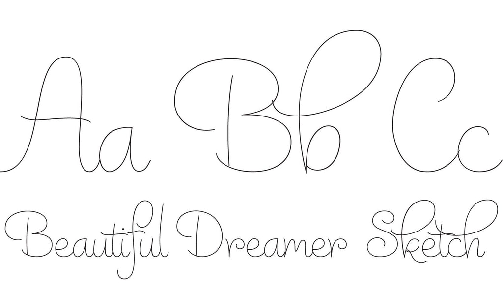 Beautiful Dreamer - Sketch Font - So Fontsy