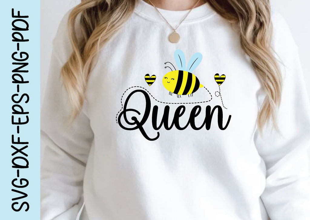bee queen svg - So Fontsy