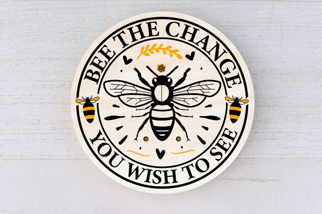 bee the change you wish to see SVG - So Fontsy