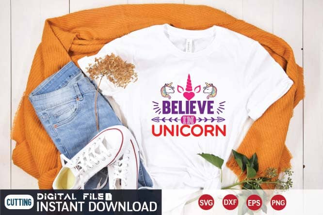 believe in unicorn svg - So Fontsy