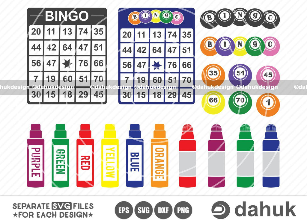 Bingo Dauber Clipart Bingo Daubers Clipart | TPT