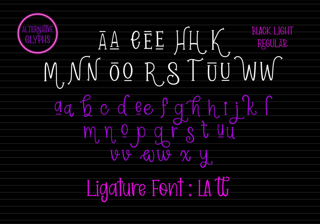 Black Light - So Fontsy