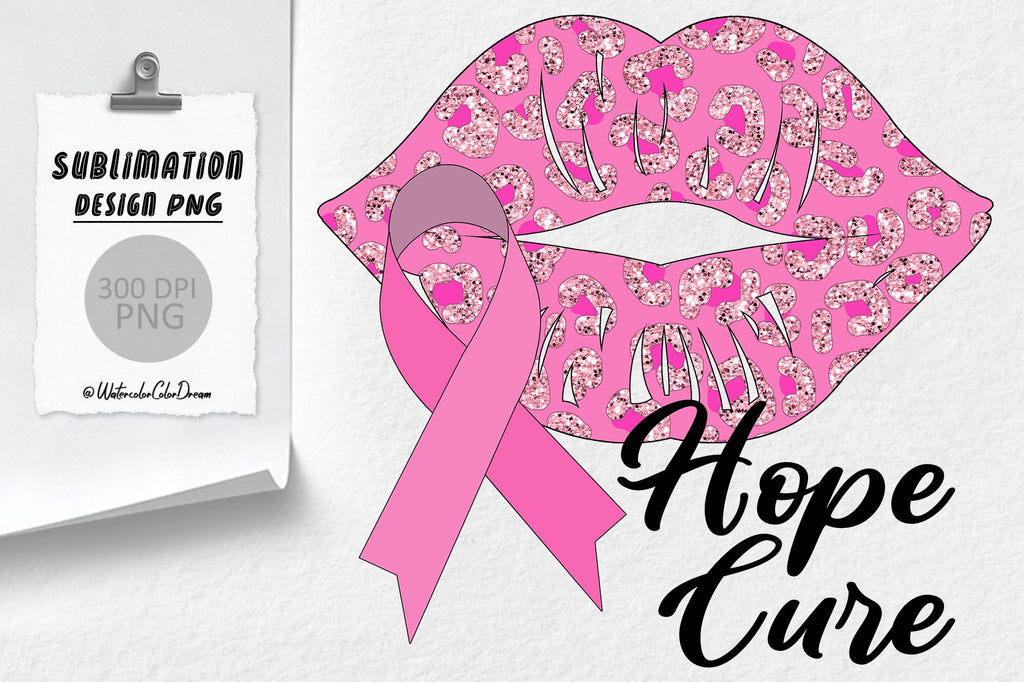 Breast Cancer Sublimation | Hope Cure PNG - So Fontsy