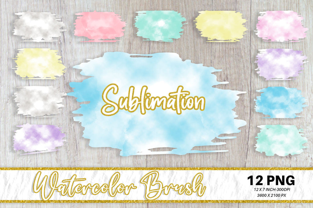 Brush splash sublimation background, splash bundle clipart, splash png ...