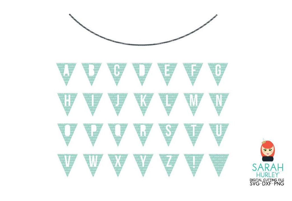 Build A Word Bunting Solid - So Fontsy