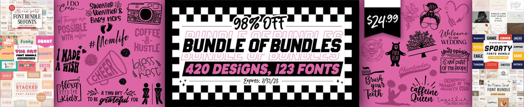 Commercial Free Bundle of Mini Bundles - So Fontsy