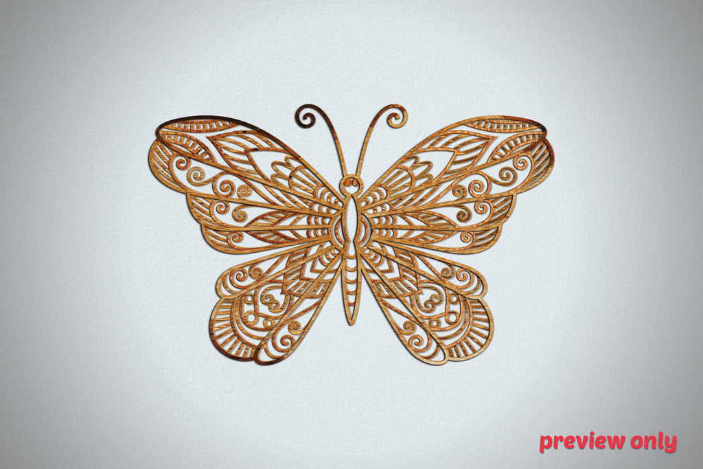 Butterfly - 3D Layered SVG Cut Files v1 - So Fontsy