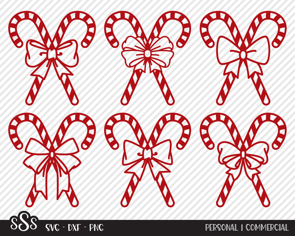 Candy Cane Bundle | Christmas SVG - So Fontsy
