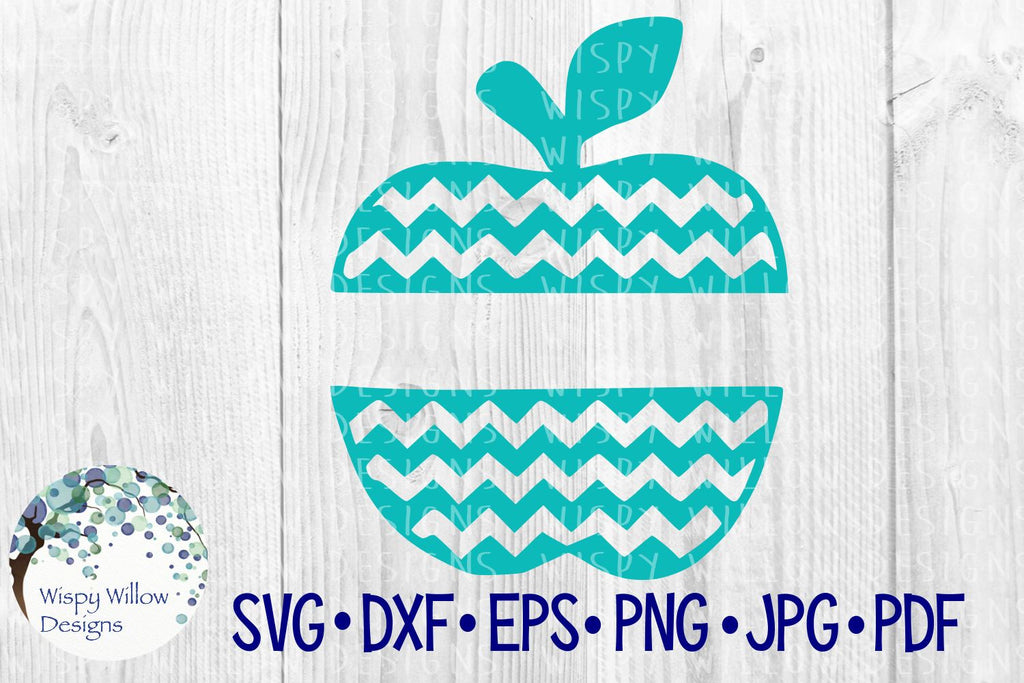 Chevron Apple | Teacher | School - So Fontsy